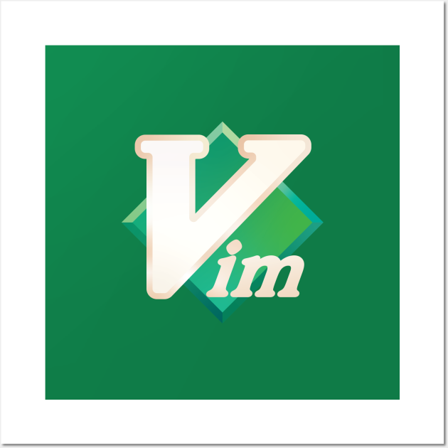 Vim Logo Redesign - Vim - Posters and Art Prints | TeePublic